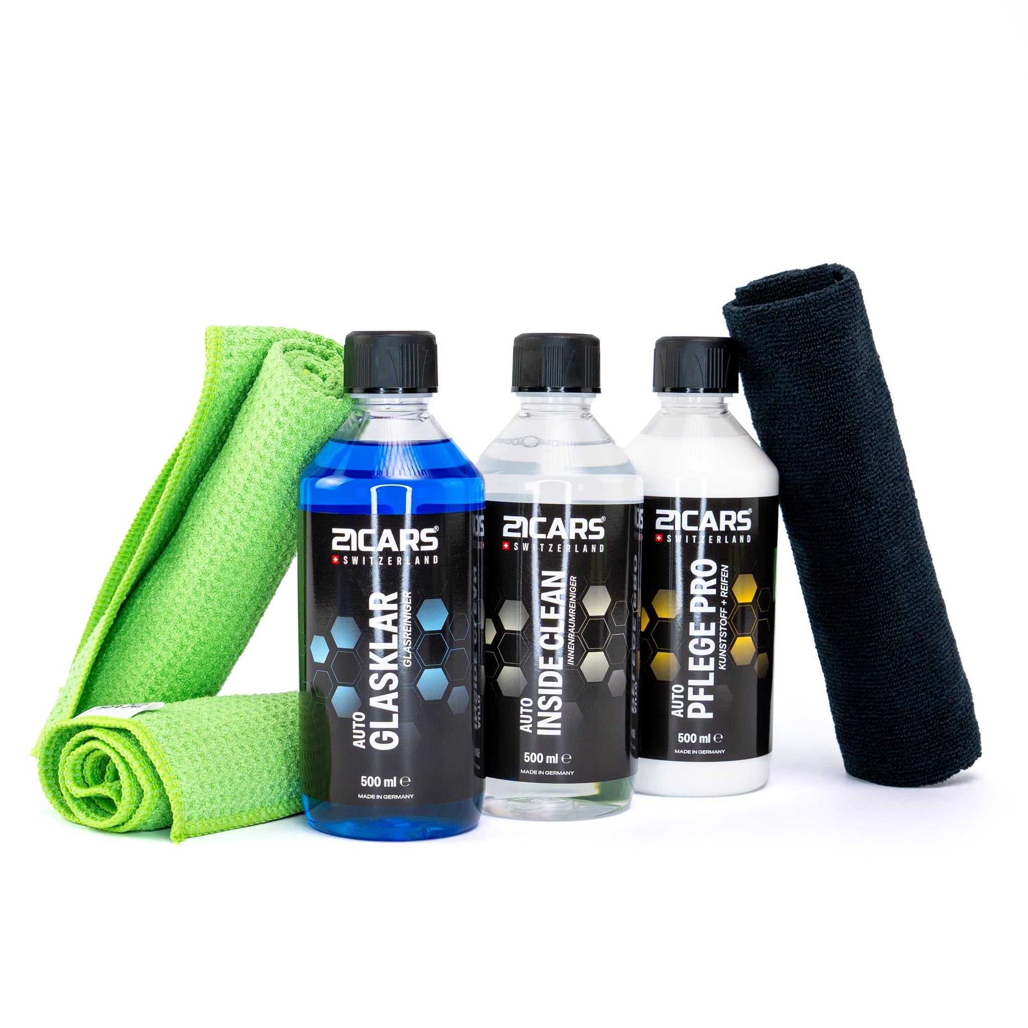 21CARS® Total Interior Car Care Set – Perfekte Fahrzeugpflege